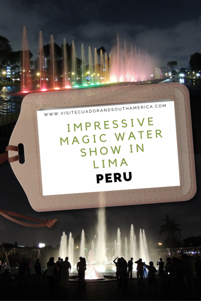 Reasons to visit the impressive magic water show in Lima, Peru